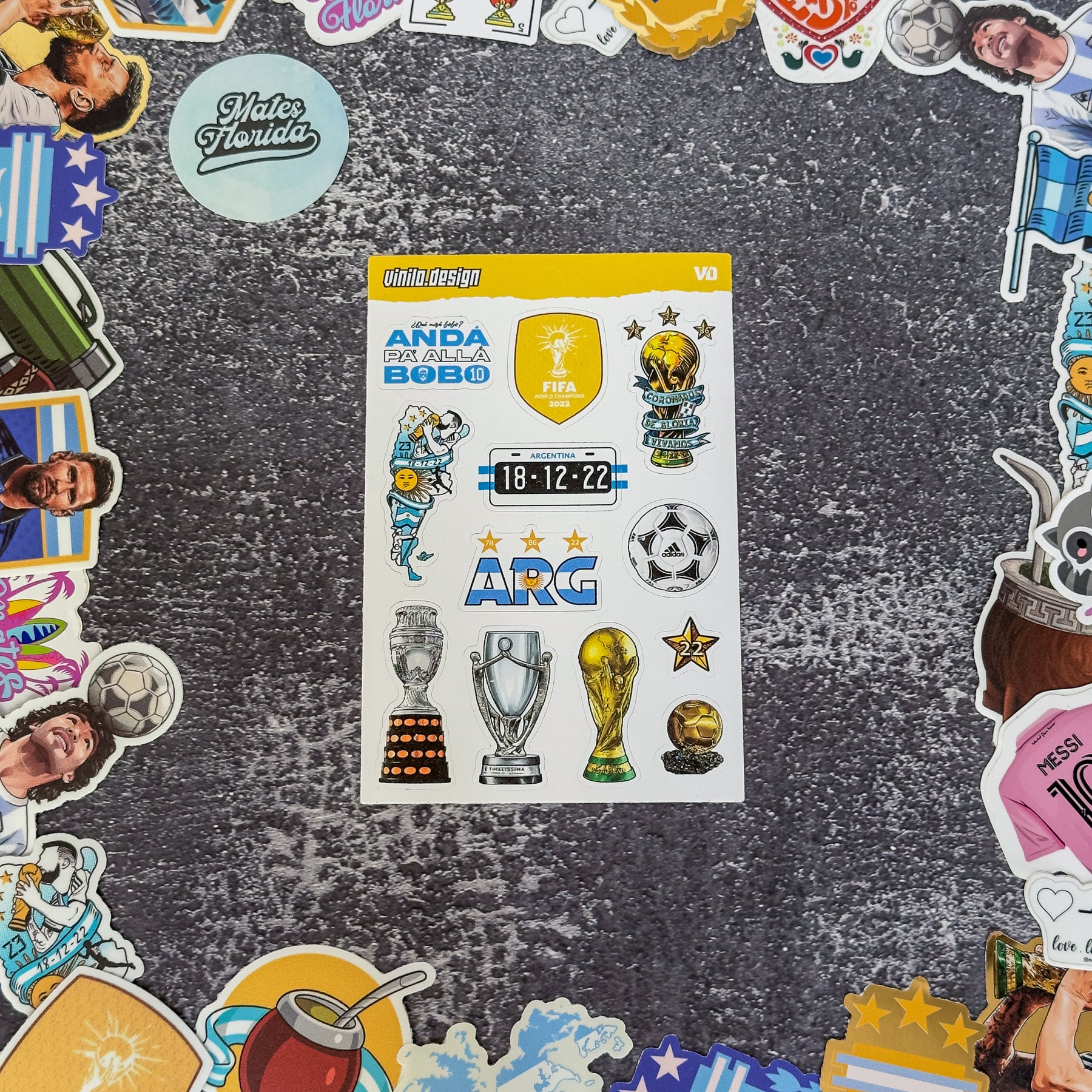 Copas - Plancha de Stickers VD